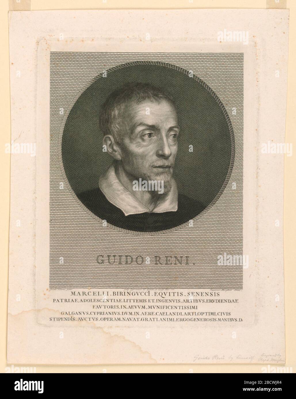 Portrait of Guido Reni. Research in ProgressPortrait of head in a ...