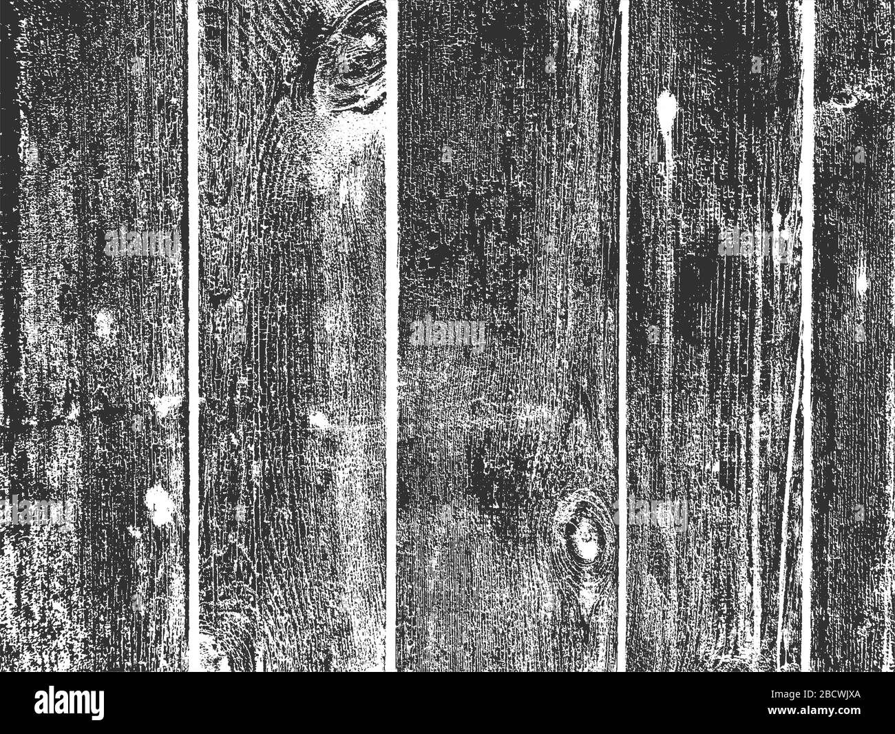 Distress old dry wooden texture. Black and white grunge background ...