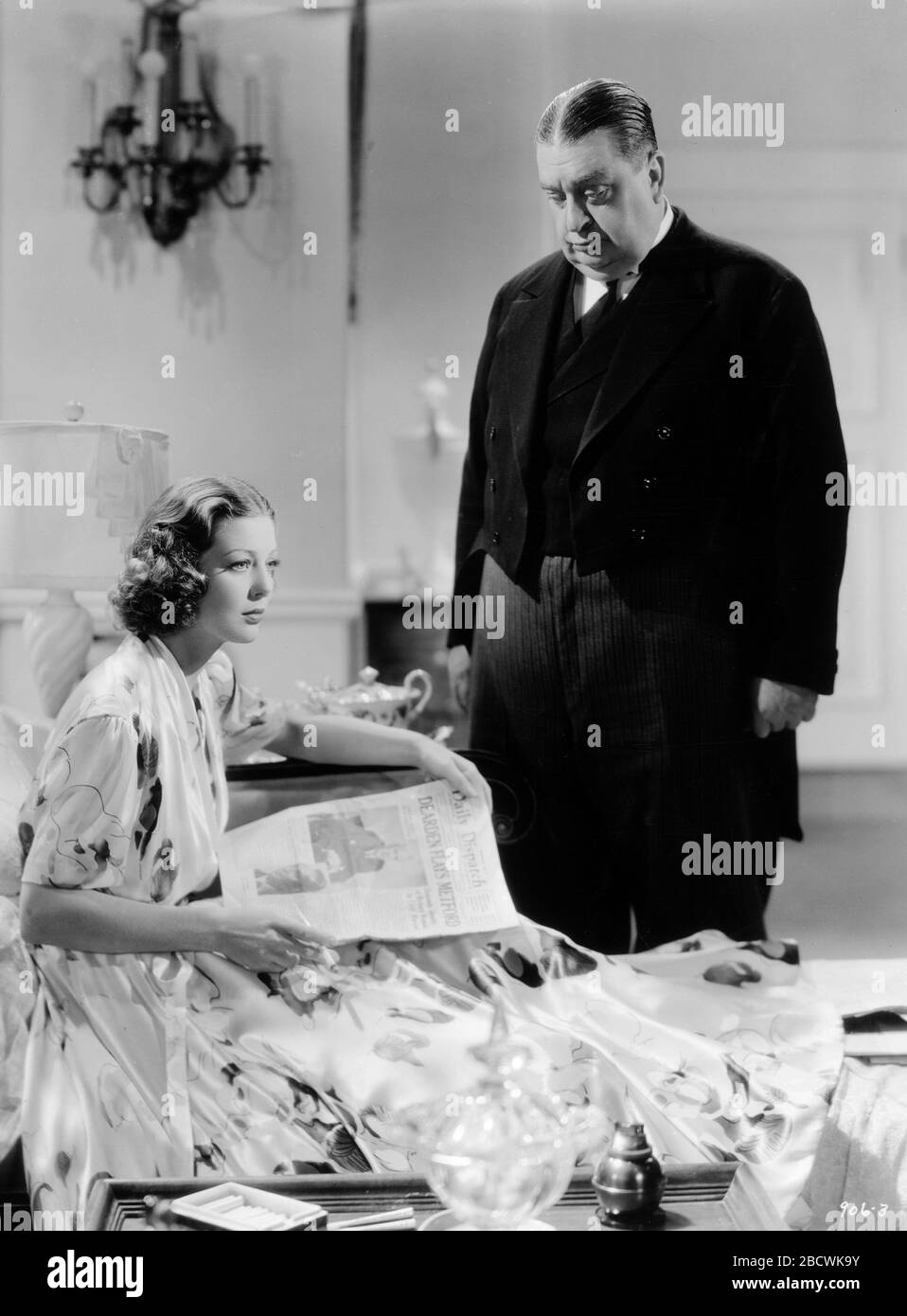 Loretta Young, Robert Greig, "The Unguarded Hour" (1936) MGM File ...