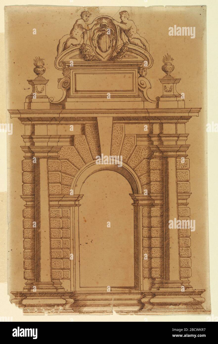 View of a Doorway. Research in ProgressAn arched doorway with a ...