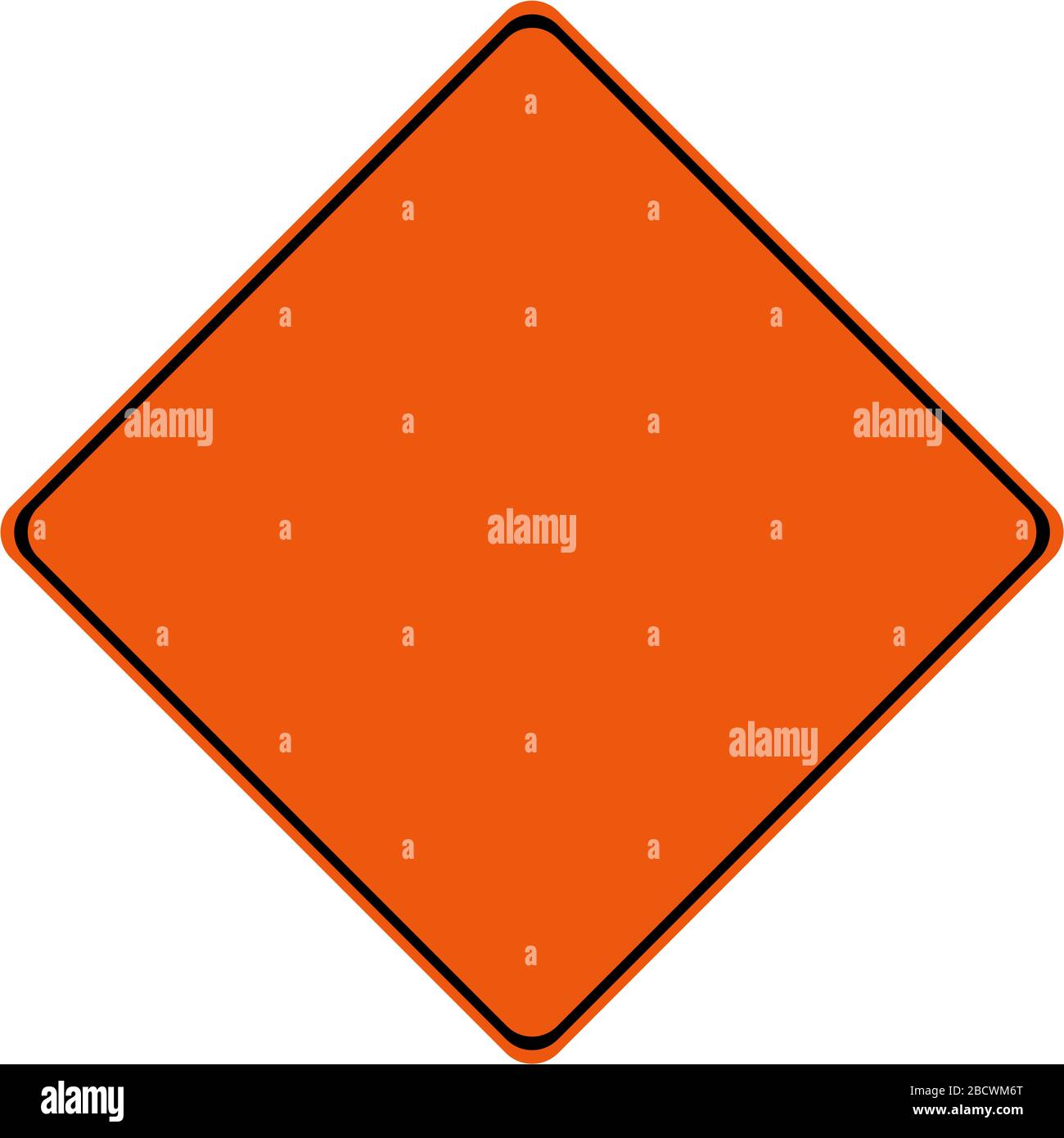 Generic traffic warning sign Stock Photo - Alamy