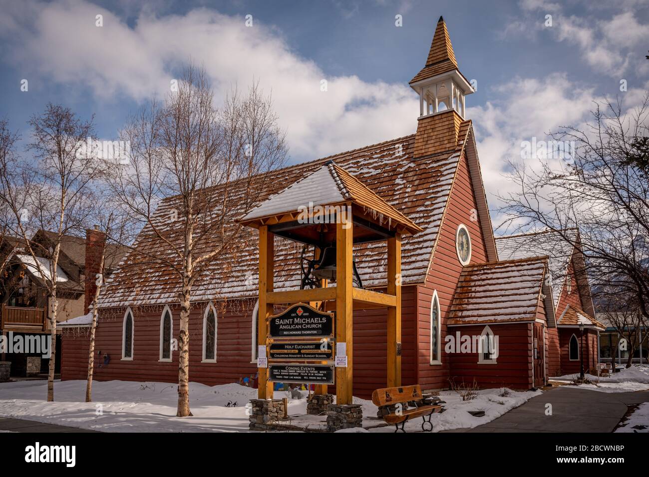 Church banff alberta canada hi-res stock photography and images - Alamy