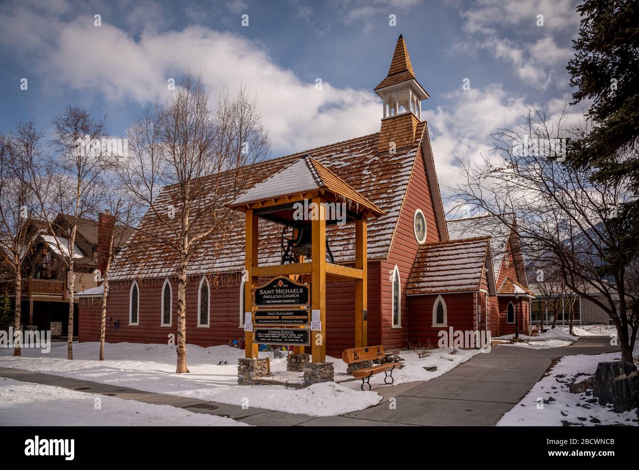 Church banff alberta canada hi-res stock photography and images - Alamy