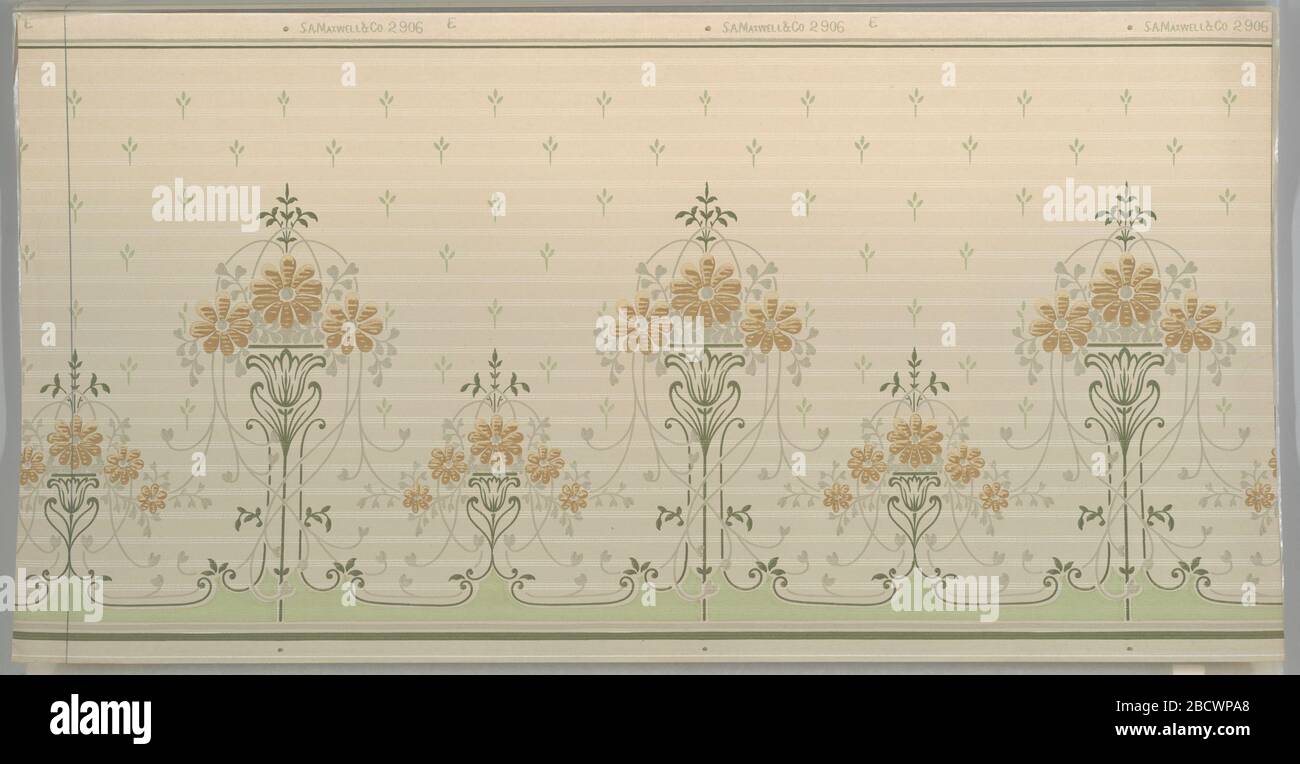 Frieze. Research in ProgressStylized floral bouquet, alternating ...