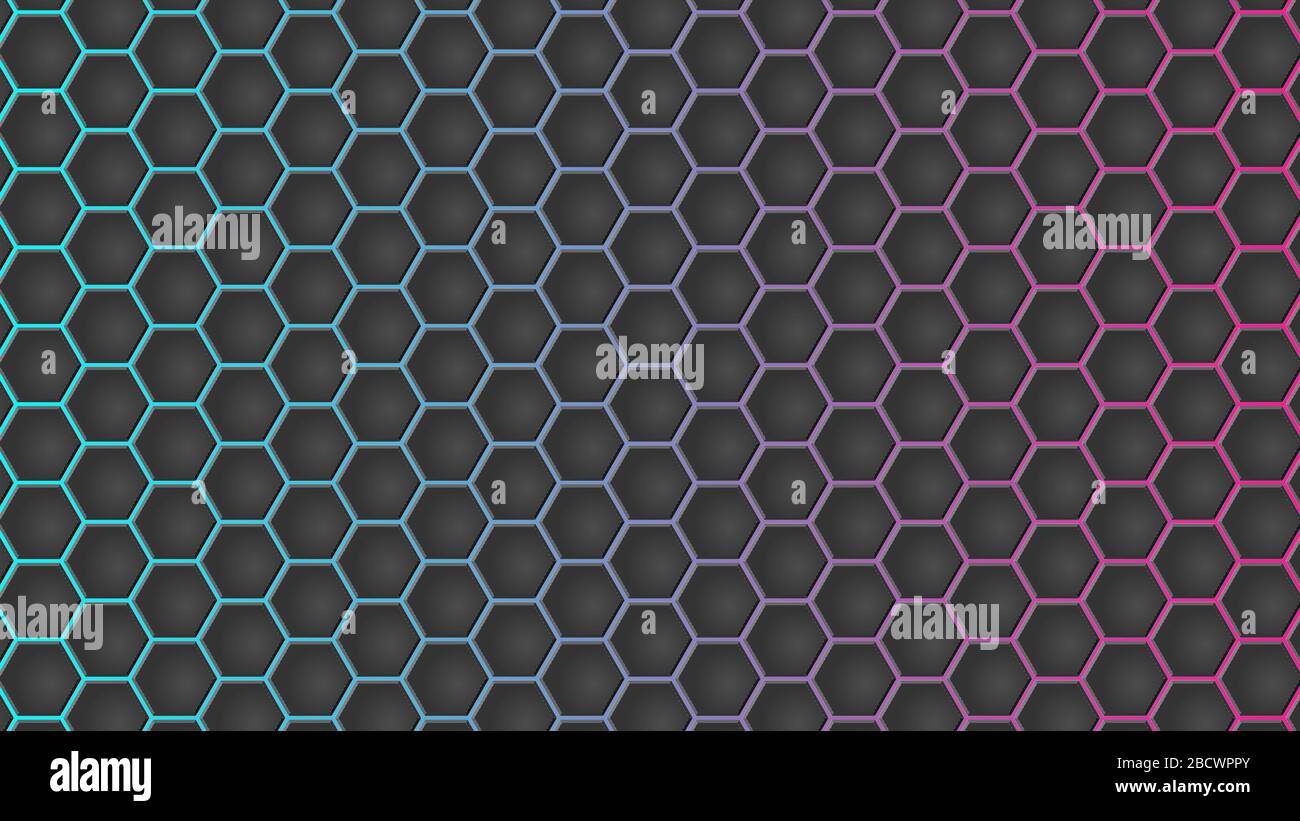 Purple hexagon background hi-res stock photography and images - Alamy
