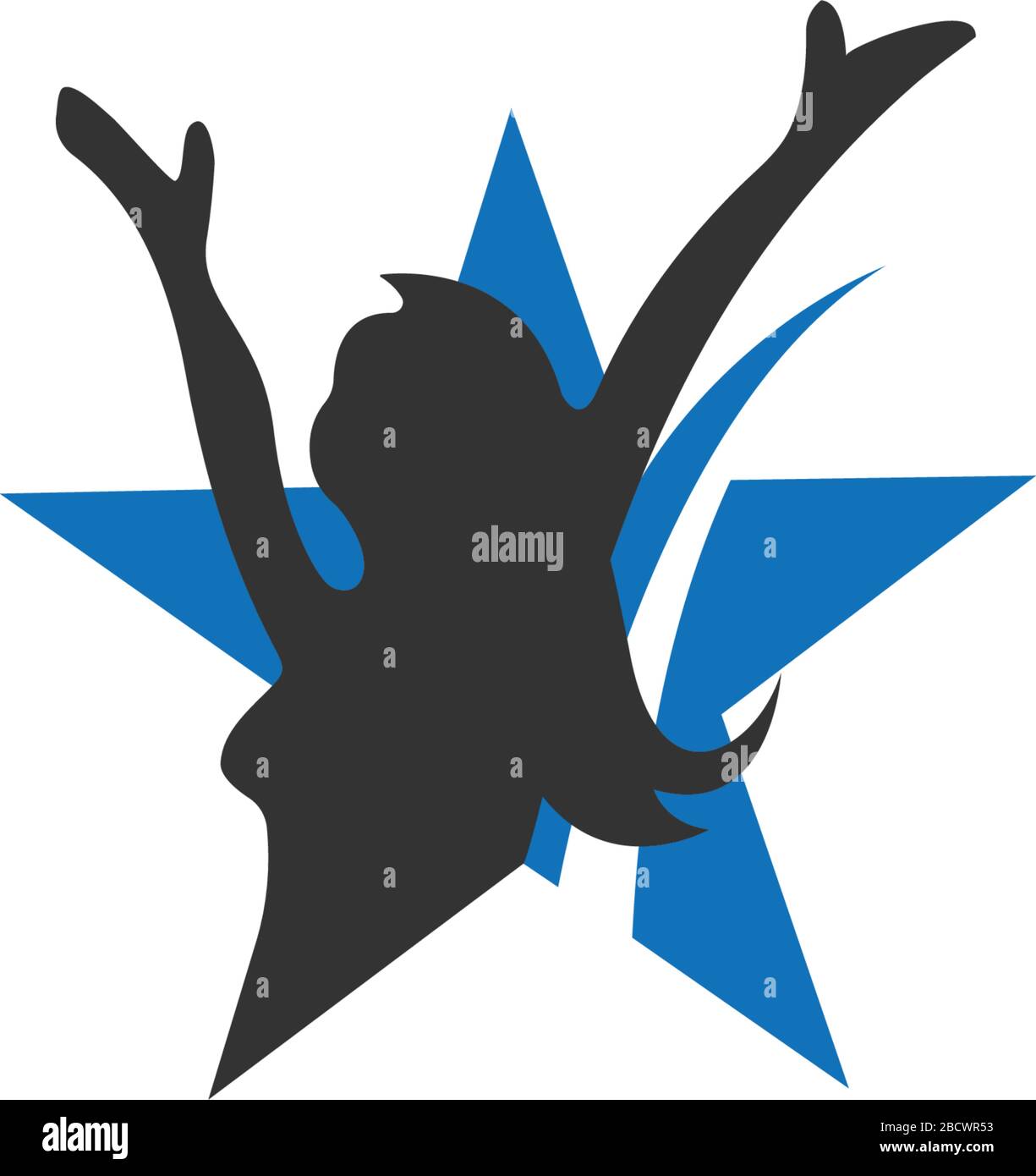 Female Fitness logo icon illustration Stock Vector Image & Art - Alamy