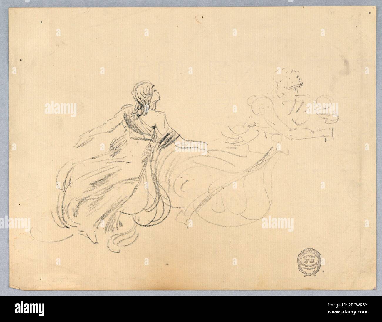 Sketch of Two Female Figures. Research in ProgressSketches of two ...