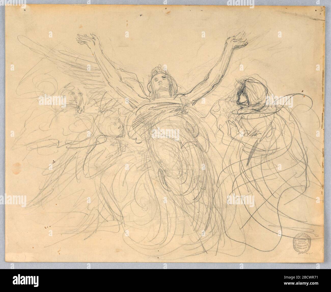 Group of Angels. Research in ProgressThe center figure faces frontally ...