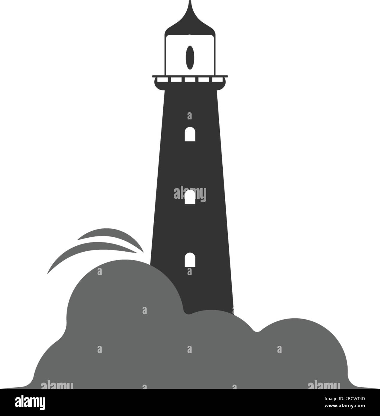 Mercusuar Logo Ikon Mercusuar Ilustrasi Stok Unduh Gambar Sekarang