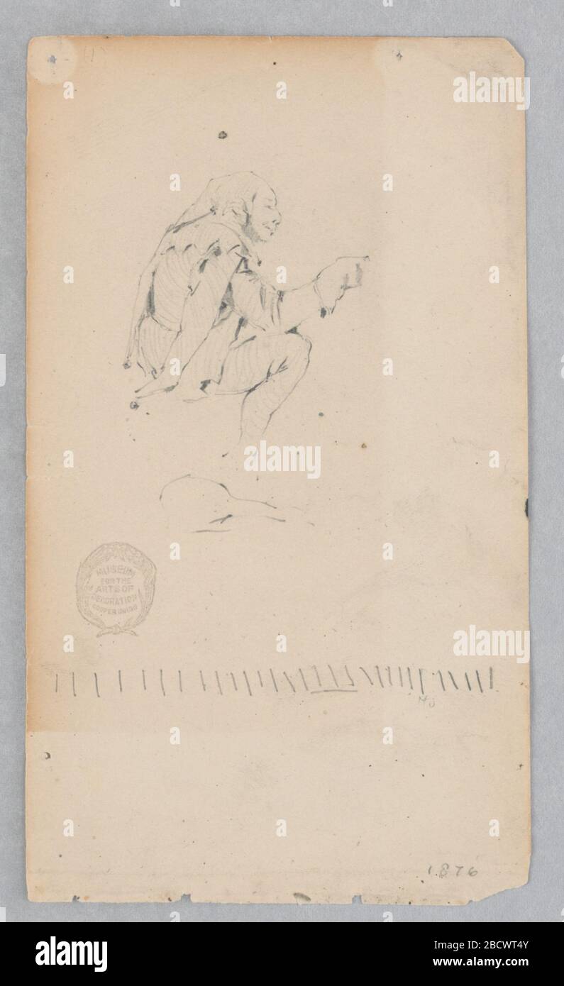 Jester. Research in ProgressSeated male actor dressed as a jester in ...