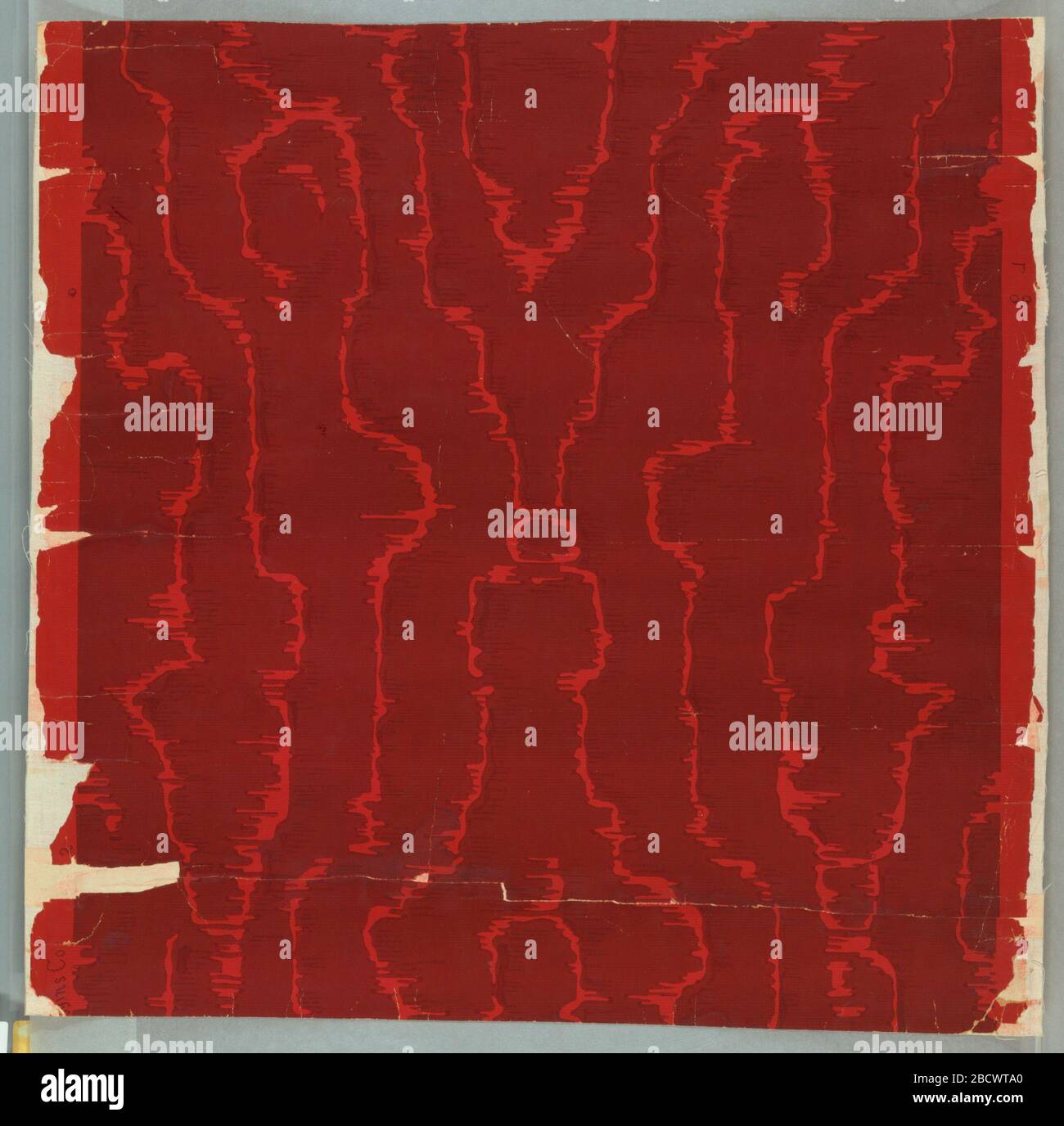 Watered red silk hi-res stock photography and images - Alamy