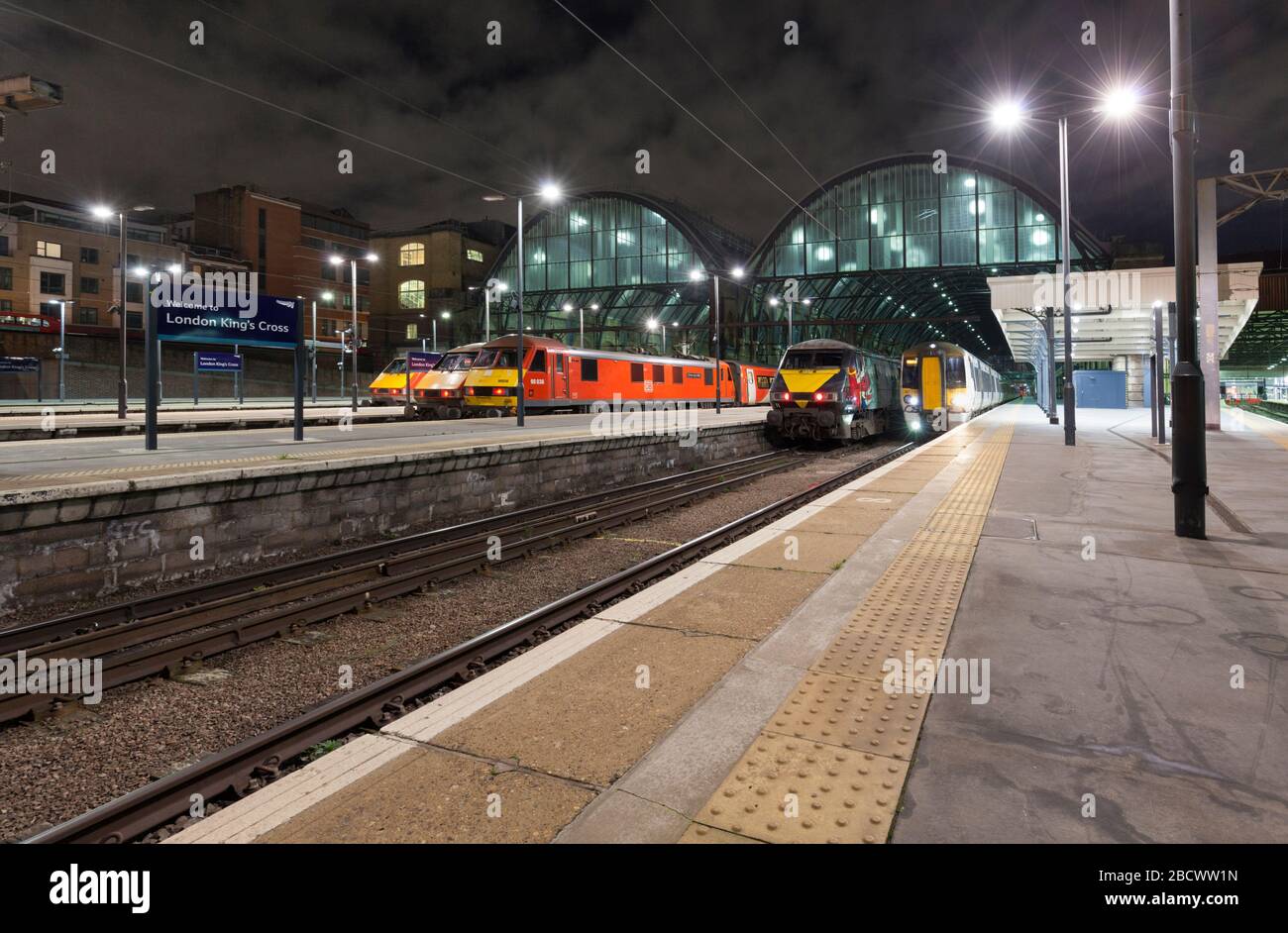 London Kings Cross railway station, LNER and Govia Thameslink railway ...