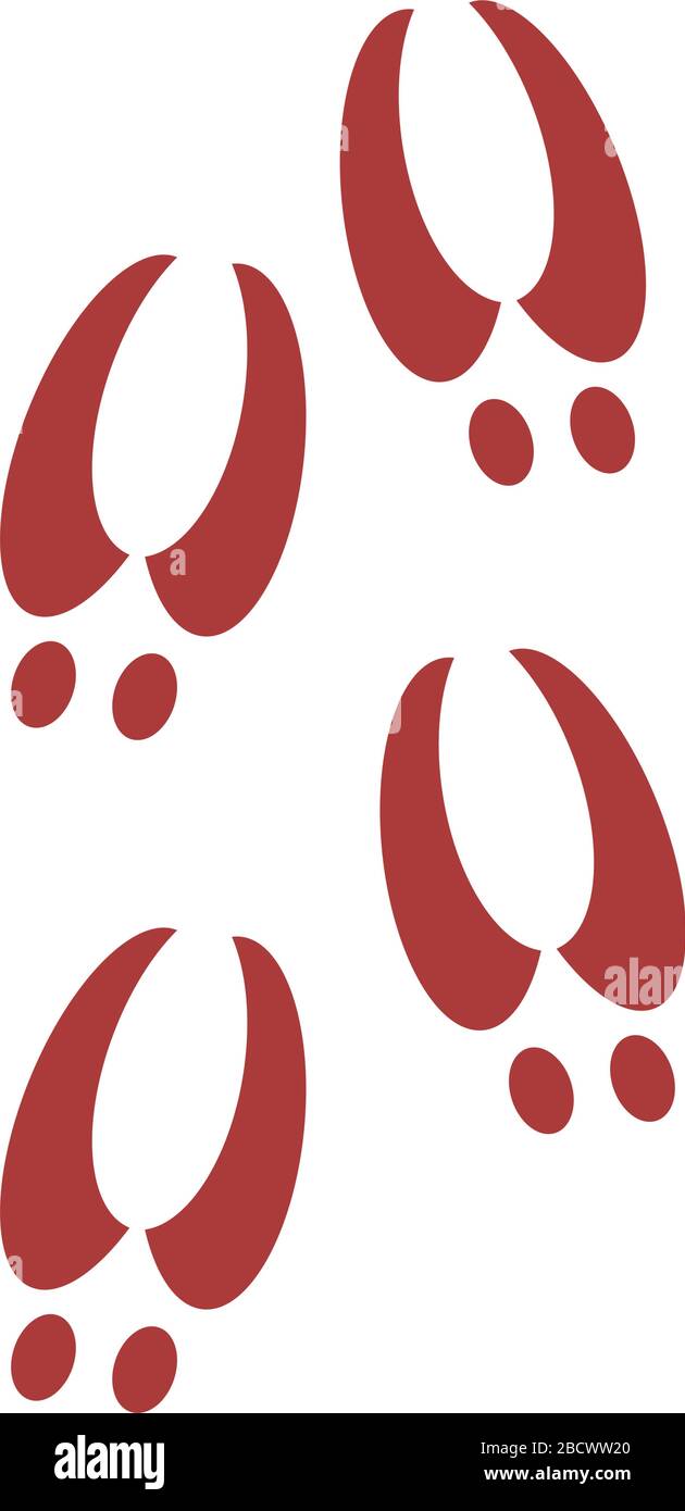 Deer marks Stock Vector Images - Alamy