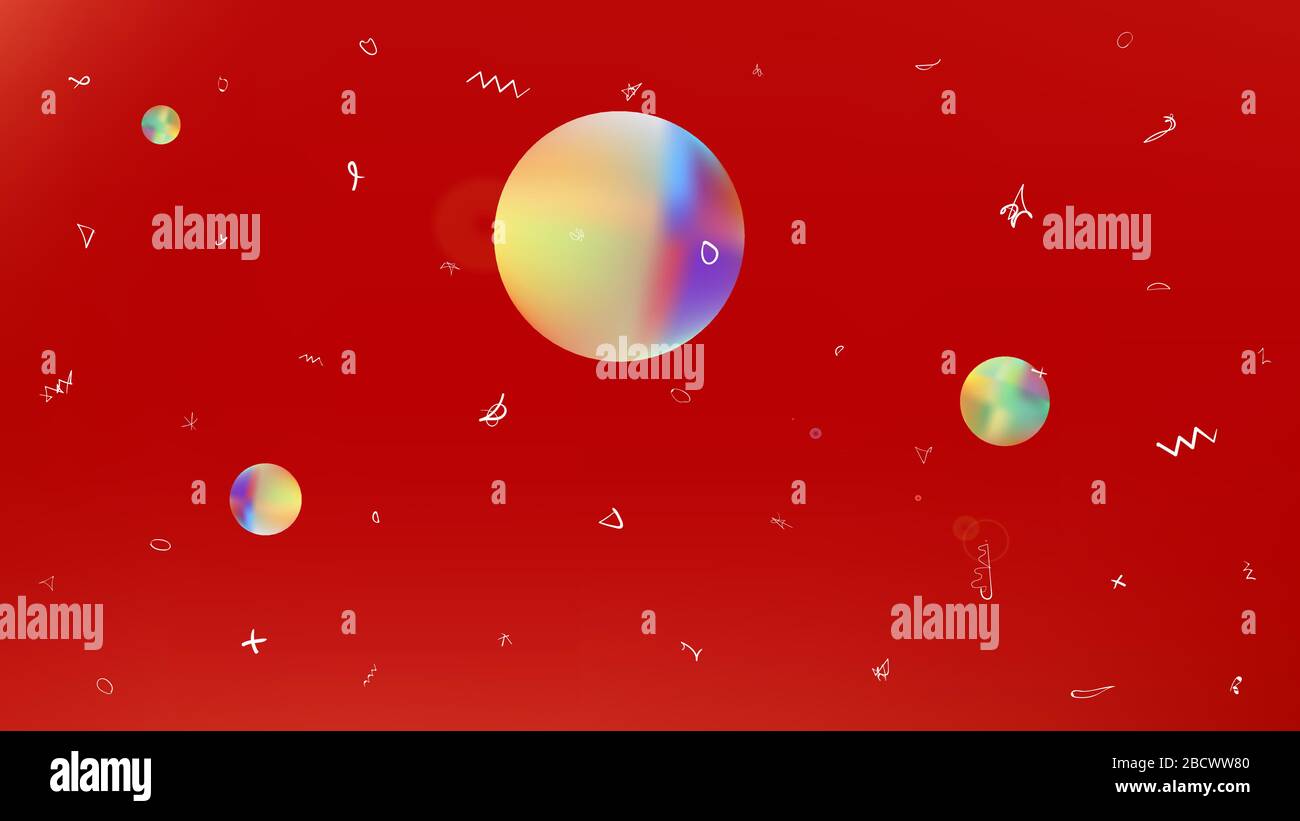 Cool space fantasy. Creative colorific illustration theme. Background ...