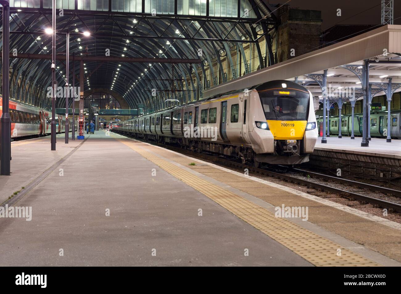 Govia Thameslink class 700 train 700119 at London Kings Cross railway ...