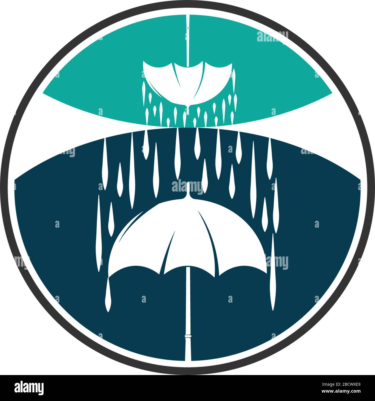 Umbrella logo Stock Vector Images - Alamy
