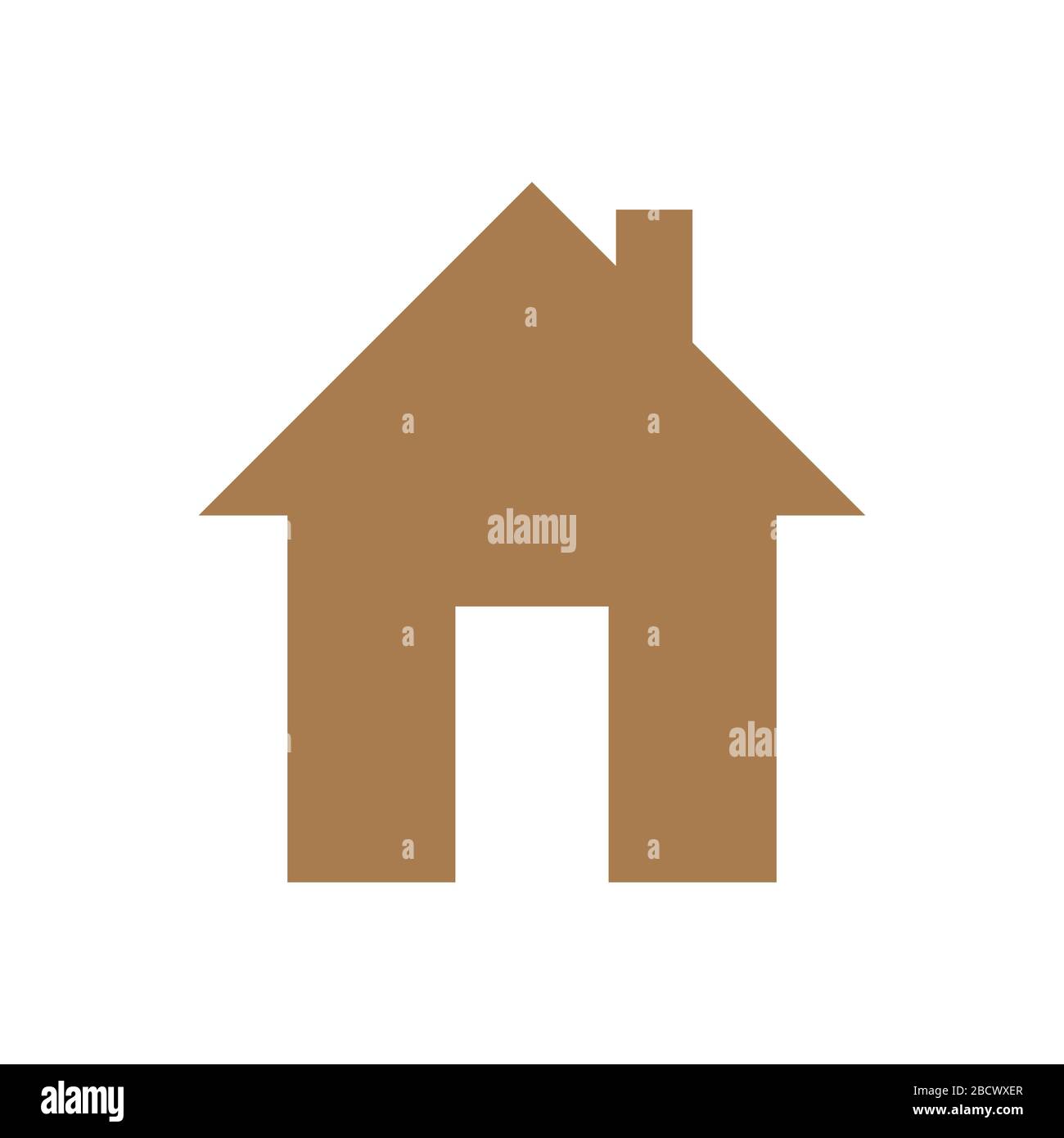 House icon Vector simple flat logo symbol Stock Vector Image & Art - Alamy