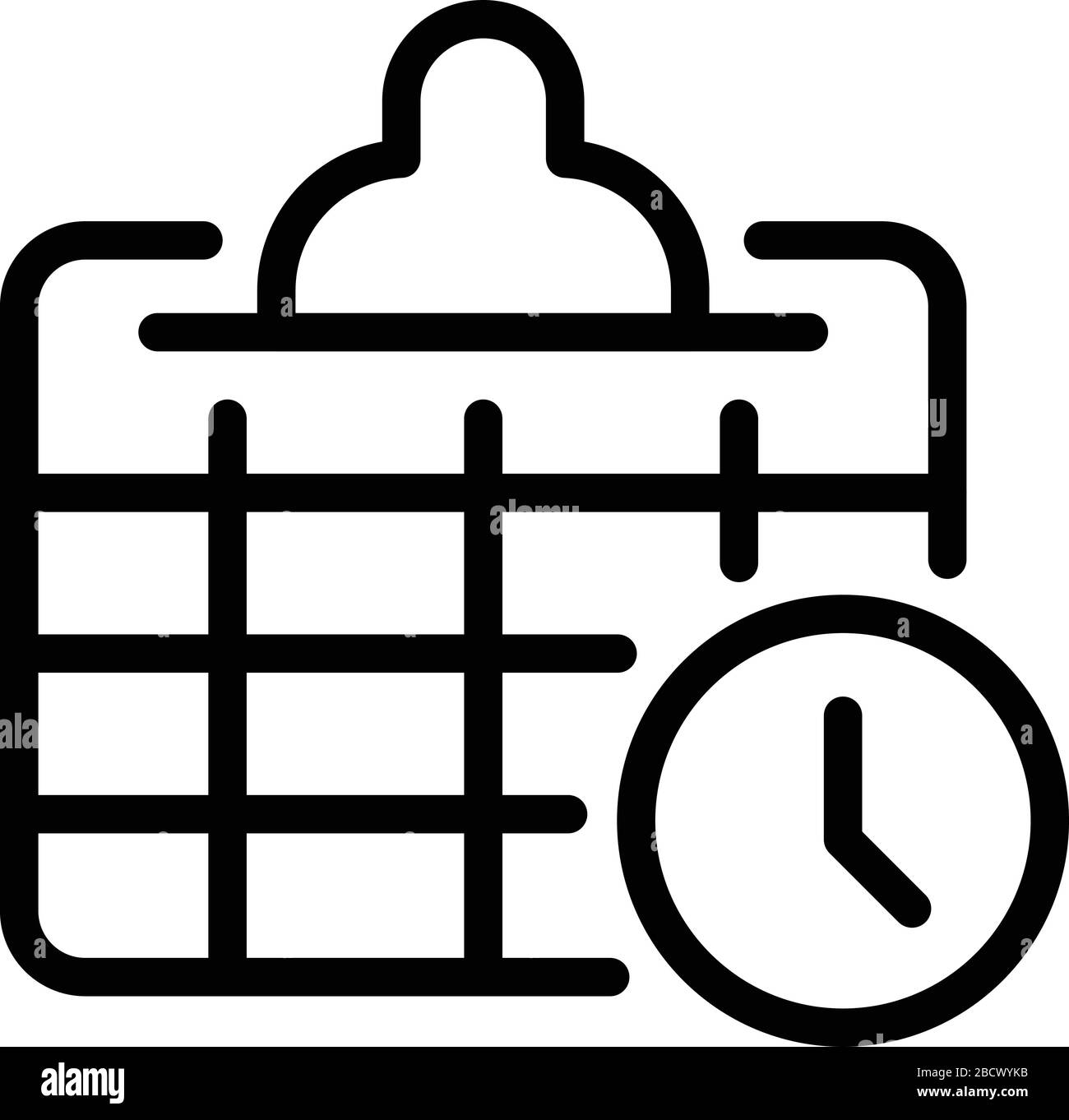 Business training calendar icon, outline style Stock Vector Image & Art ...