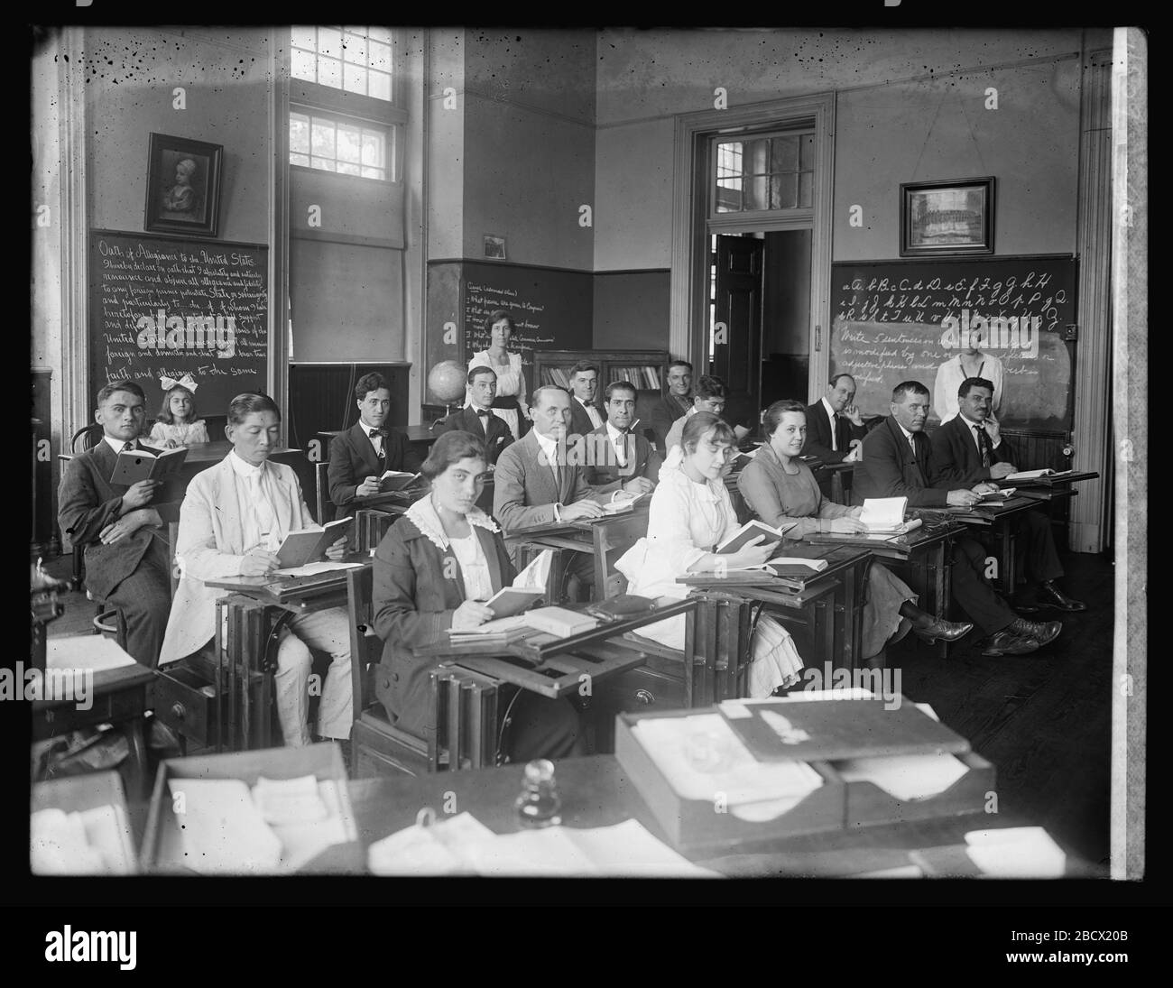 Americanization Black and White Stock Photos & Images - Alamy