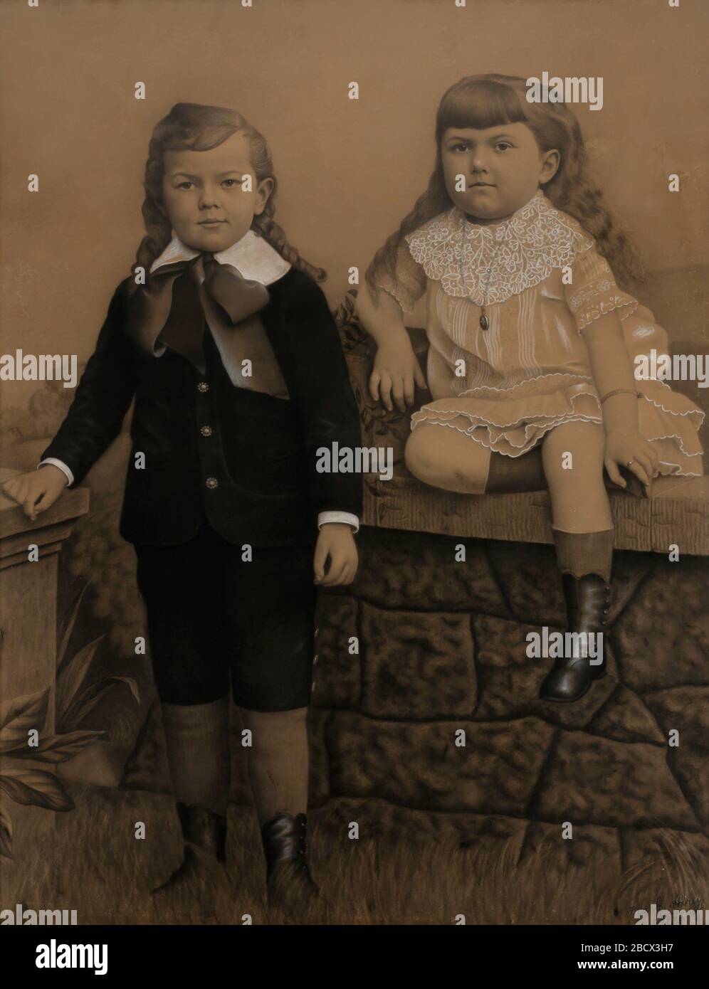 May and Clarence Stott Stock Photo - Alamy