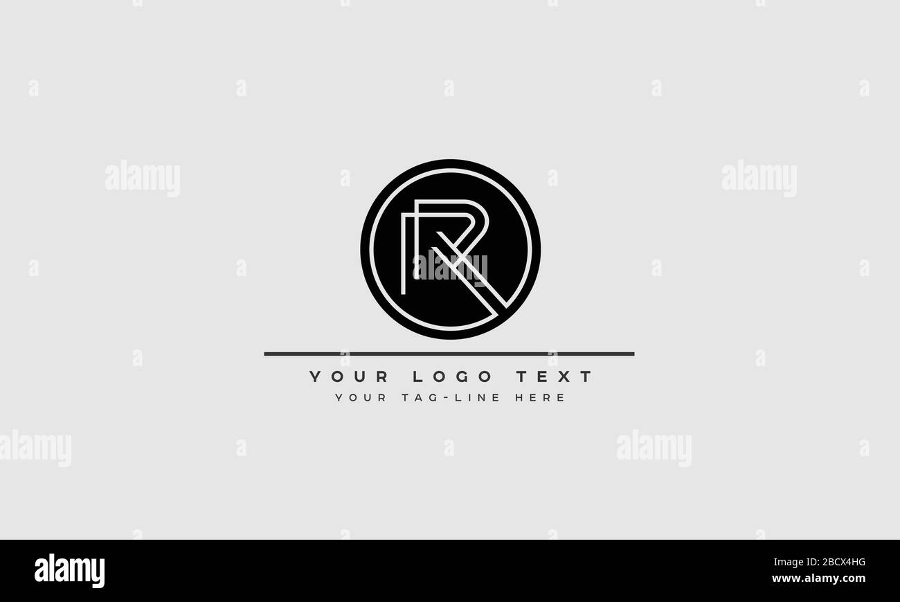 Abstract Letter R, RR Logo Design Stock Vector Image & Art - Alamy