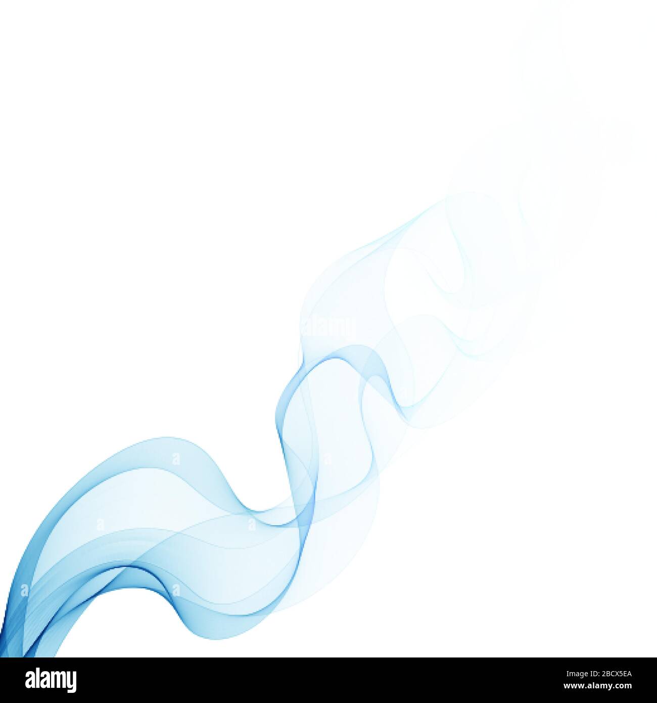 blue abstract wave. vector image Stock Vector Image & Art - Alamy