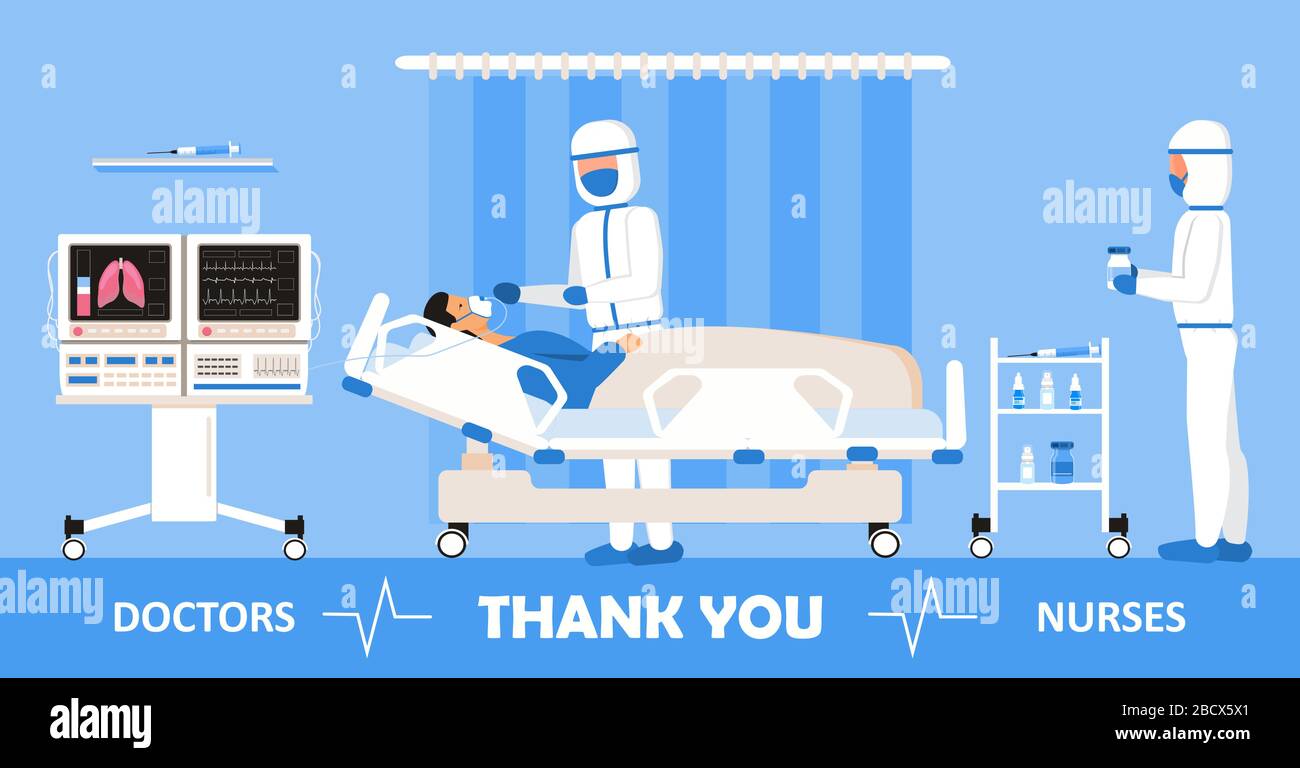 Thank you doctors and nurses working in the hospitals. Intensive care ...