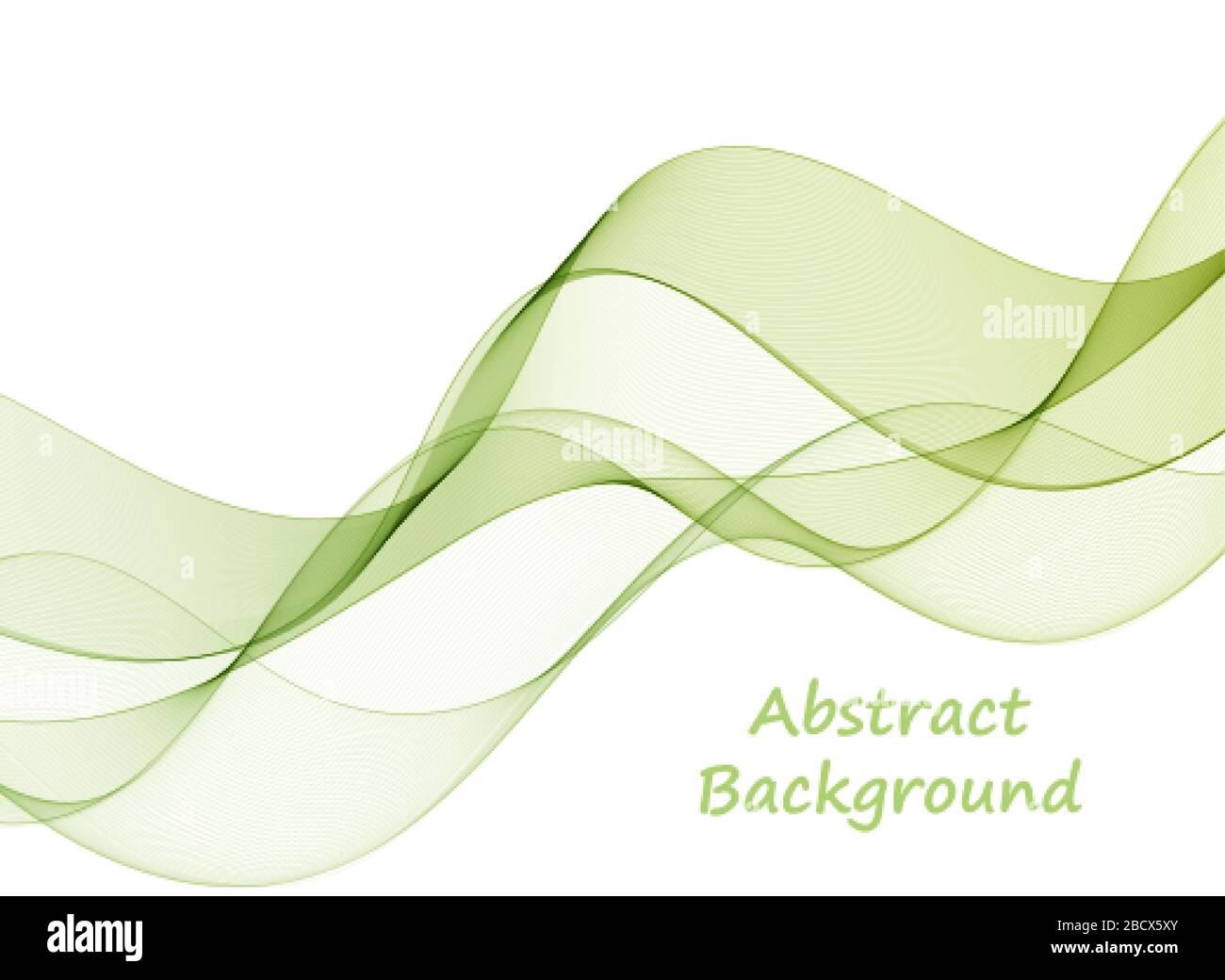 green wave. abstract vector graphics Stock Vector Image & Art - Alamy