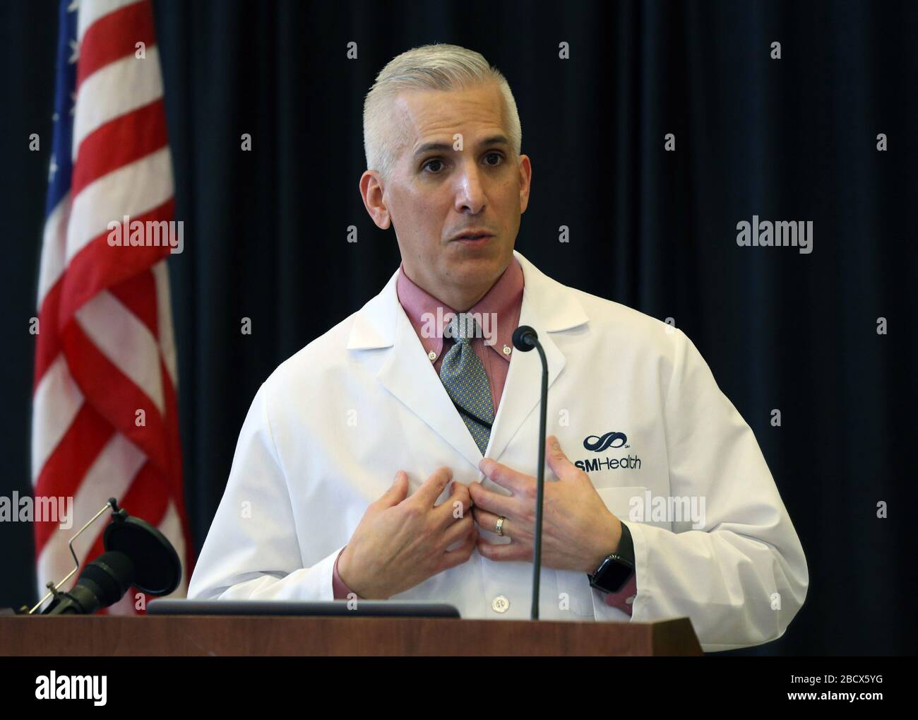 St. Louis, United States. 05th Apr, 2020. Dr. Alex Garza, of the St ...