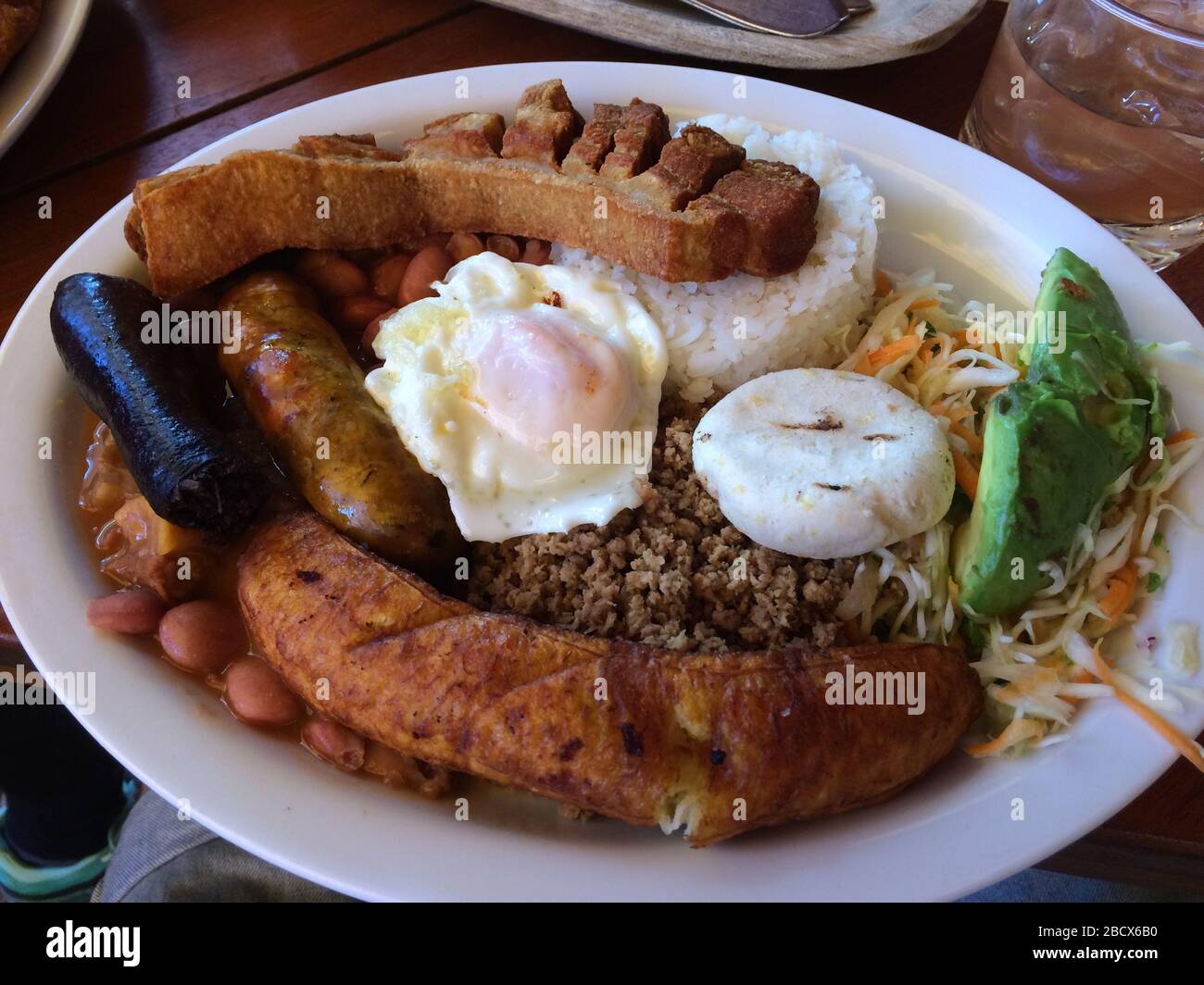 A traditional food in Medellin Stock Photo - Alamy