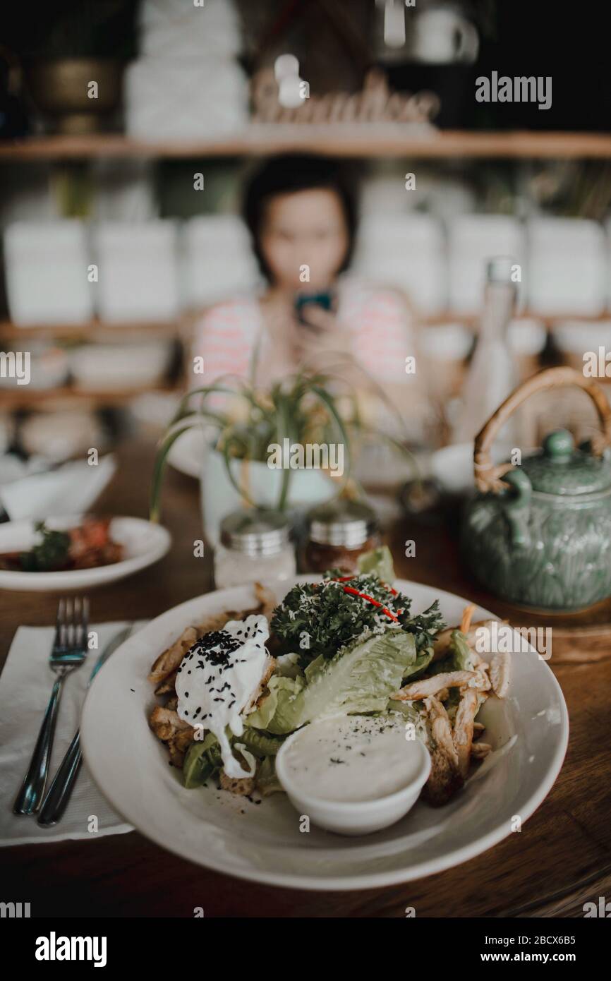 breakfast at Nilu by Nook, Canggu, Bali, Indonesia Stock Photo - Alamy
