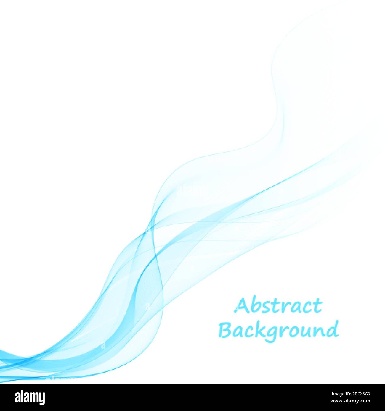 blue abstract wave. vector curved lines Stock Vector Image & Art - Alamy