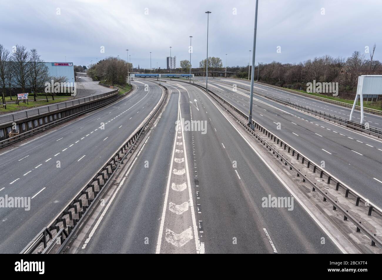 Empty motorway hi-res stock photography and images - Alamy