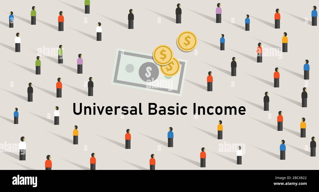 Universal basic wage Stock Vector Images - Alamy