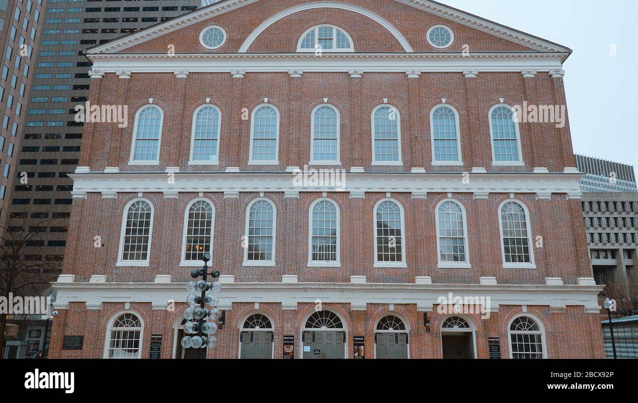 Famous Faneuil Hall in Boston - travel photography Stock Photo - Alamy