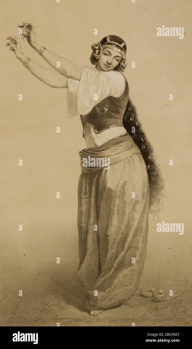 A Dancing Girl Almeh Stock Photo - Alamy