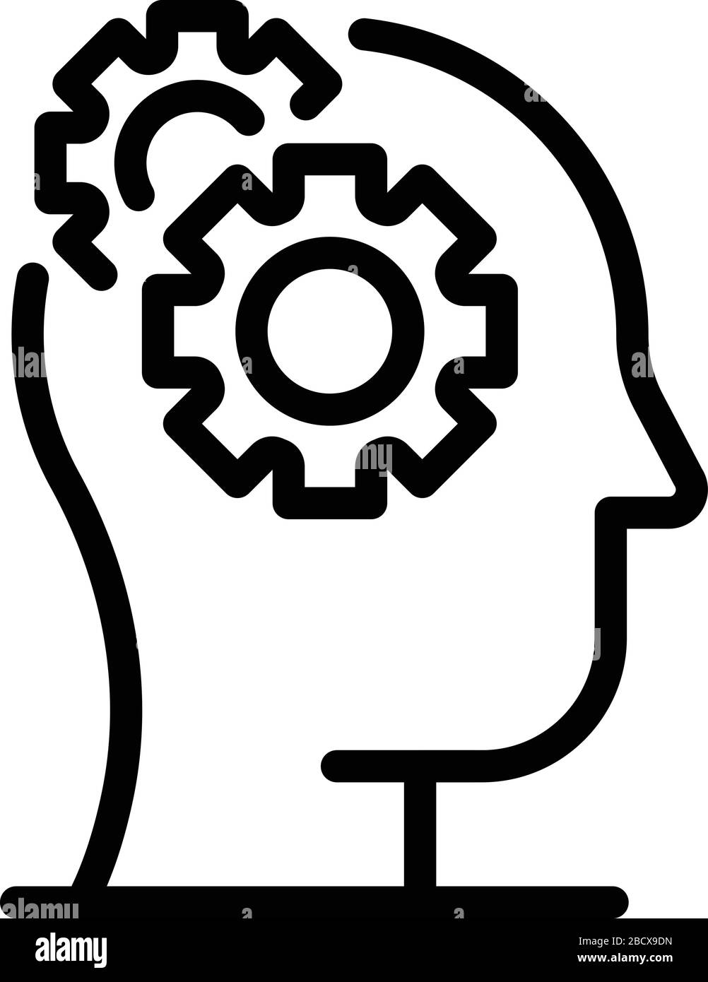 Business thinking icon, outline style Stock Vector Image & Art - Alamy