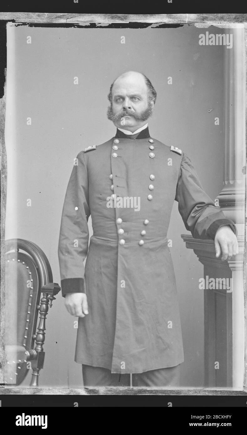 Ambrose Everett Burnside. NPG.81.M2992.1 Stock Photo - Alamy