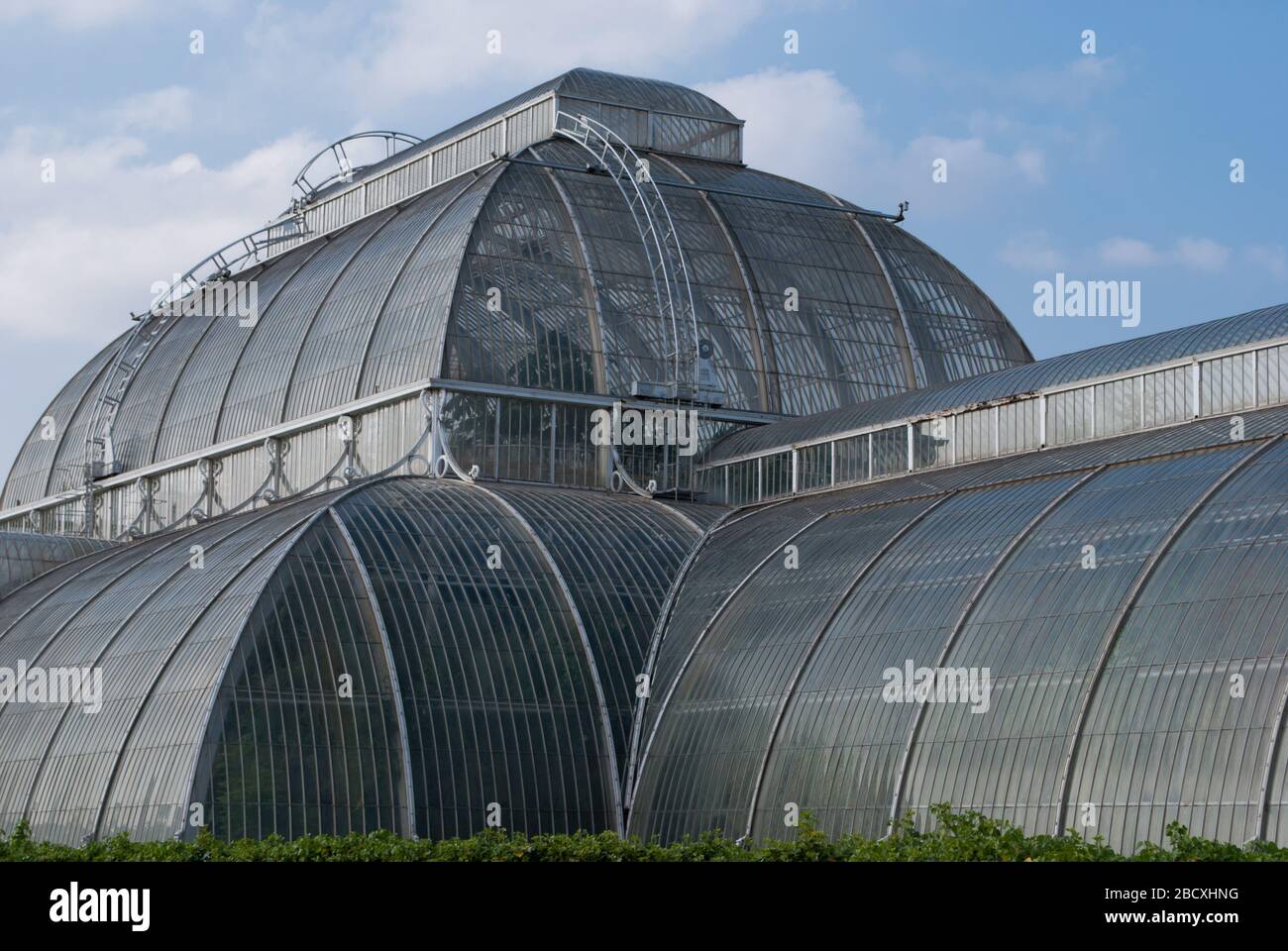 Palm House Lake Pond by Decimus Burton Victorian Glasshouse at Royal ...