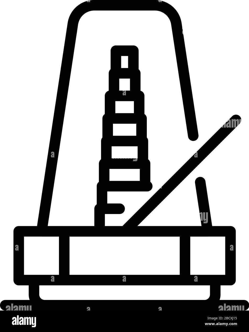 Mechanical metronome icon, outline style Stock Vector Image & Art - Alamy