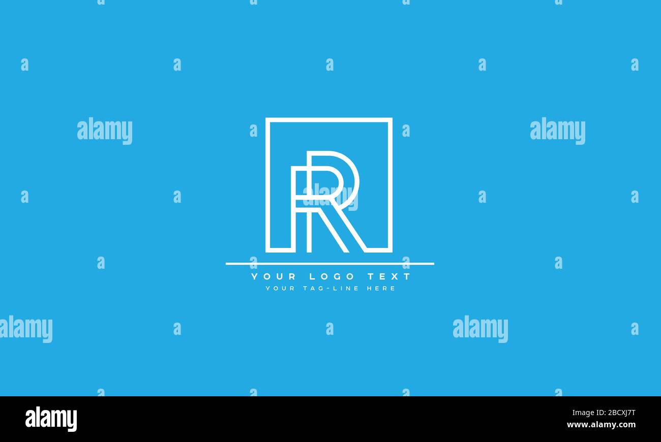 Abstract Letter R, RR Logo Design Stock Vector Image & Art - Alamy