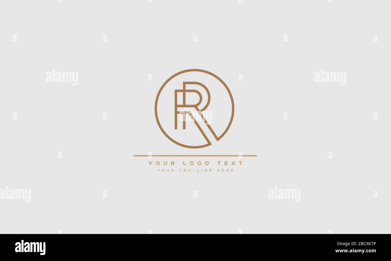 Abstract Letter R, RR Logo Design Stock Vector Image & Art - Alamy