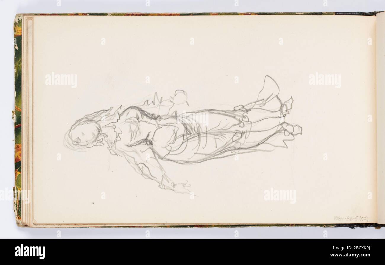 Sketchbook Page Female Figure. Research in ProgressSketch of a standing ...