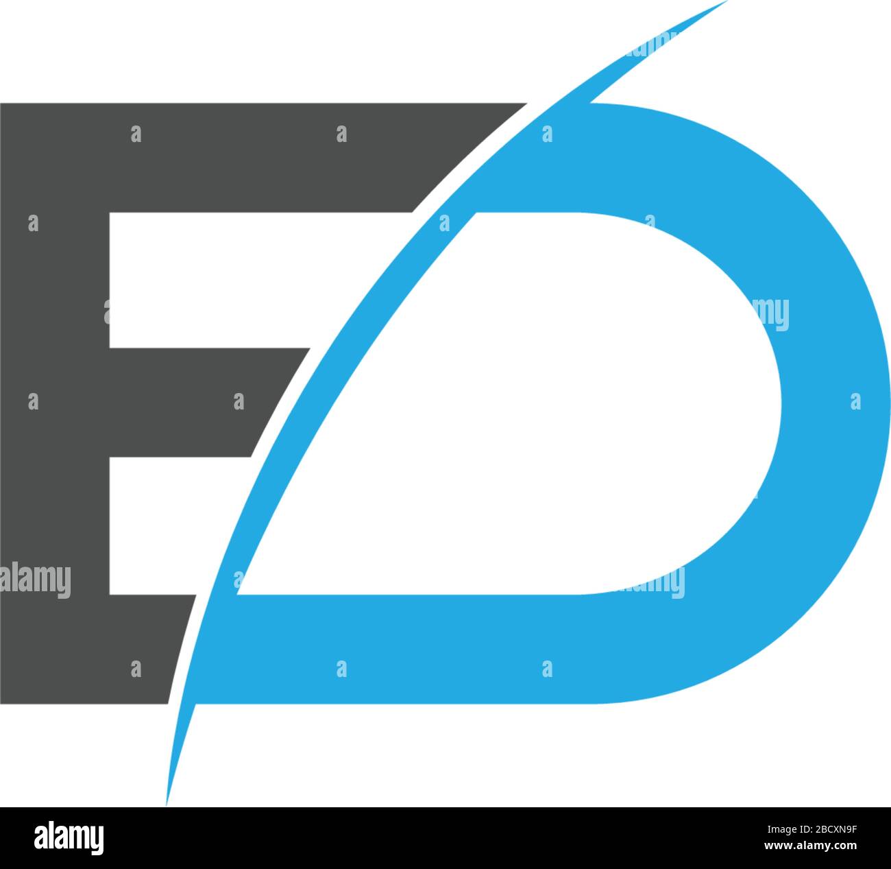 Letter ed logo images design vector Stock Vector Image & Art - Alamy