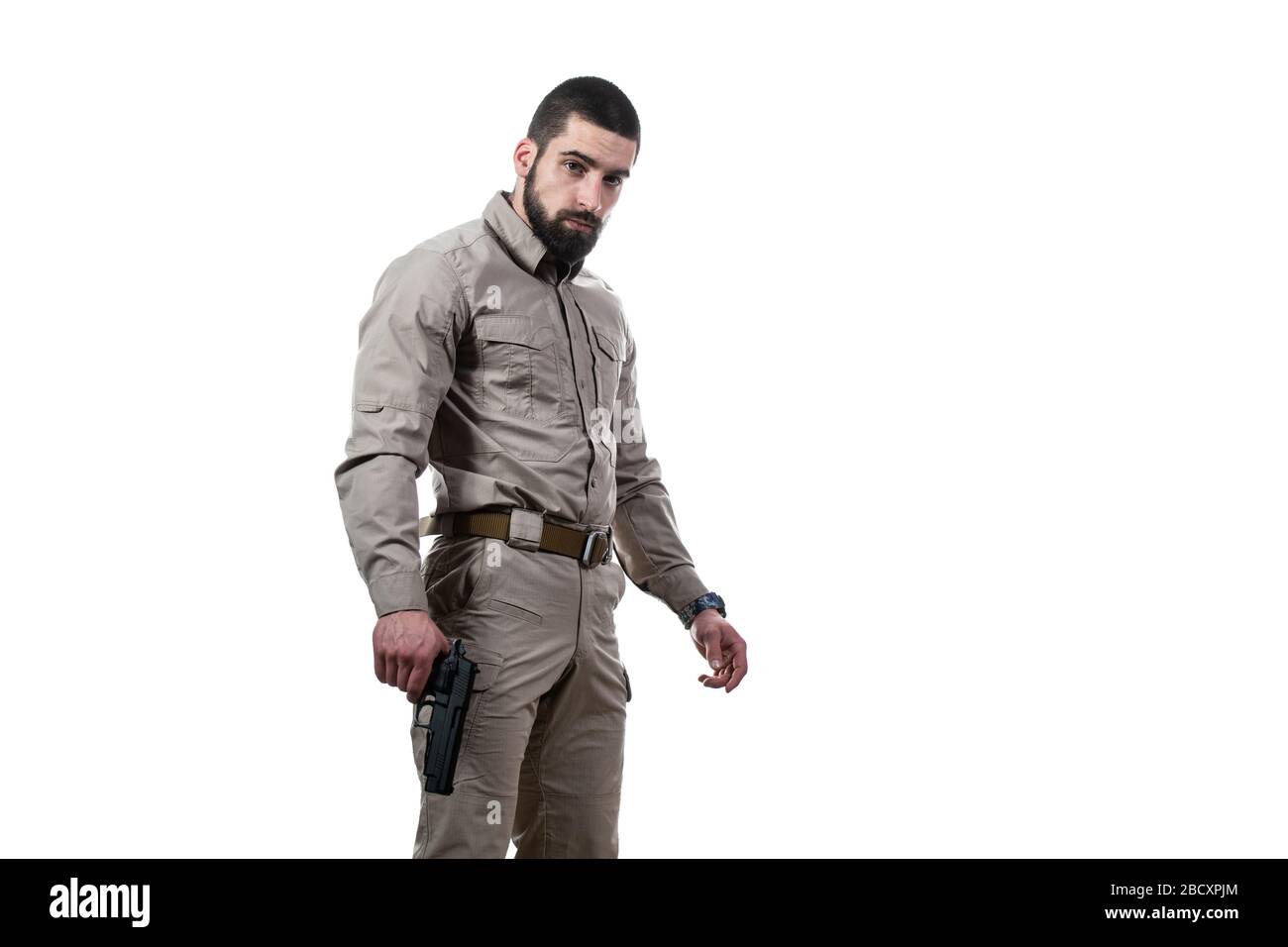 Marine Corps Special Operations Modern Warfare Soldier With Fire Arm ...