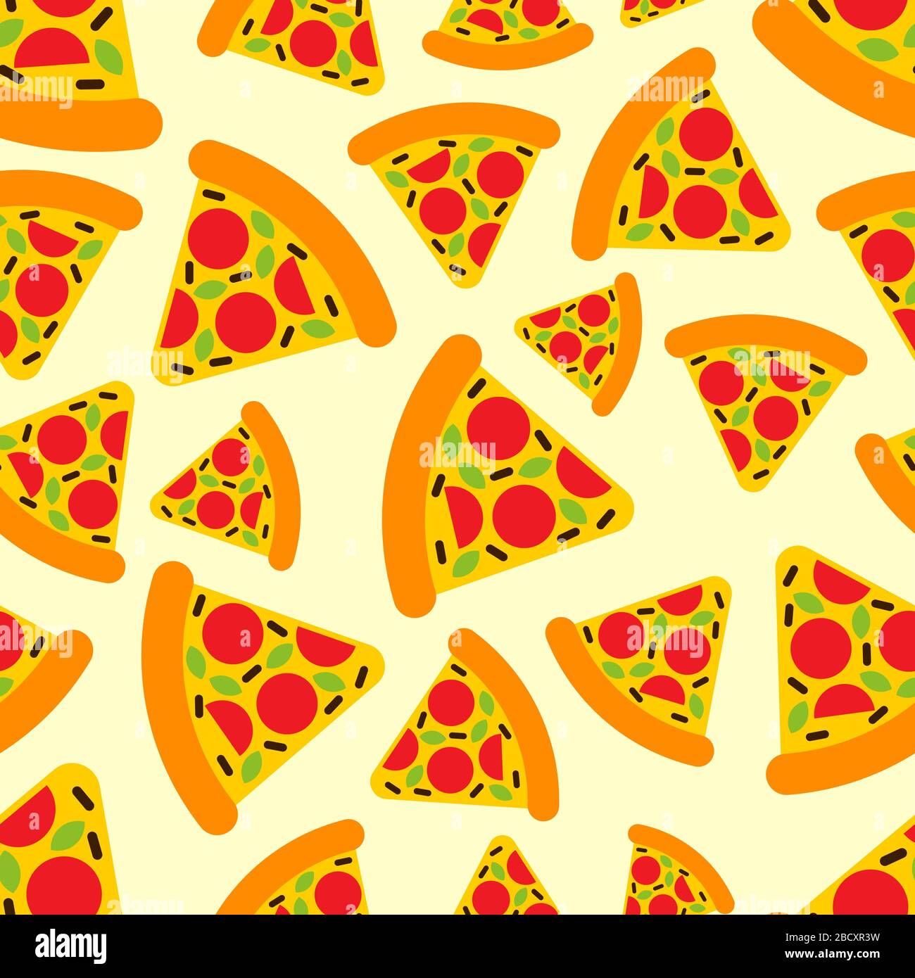 Pizza Background Pattern