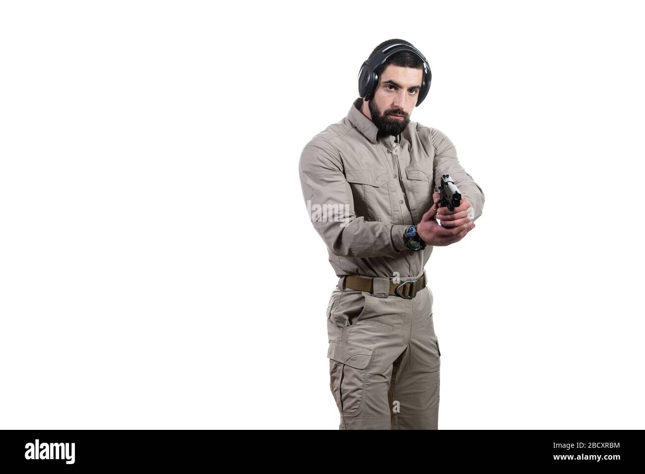 Marine Corps Special Operations Modern Warfare Soldier With Fire Arm ...