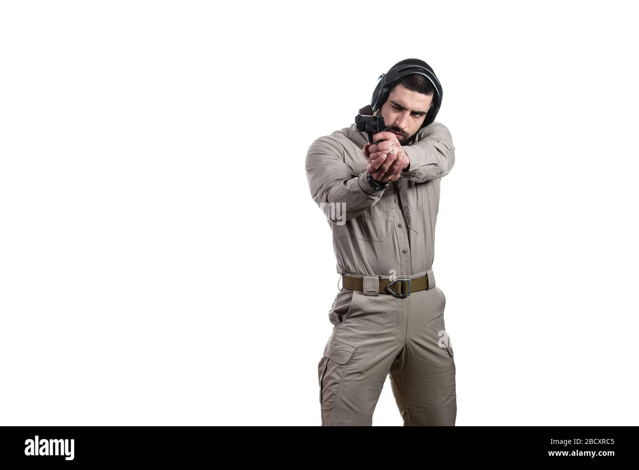 Marine Corps Special Operations Modern Warfare Soldier With Fire Arm ...