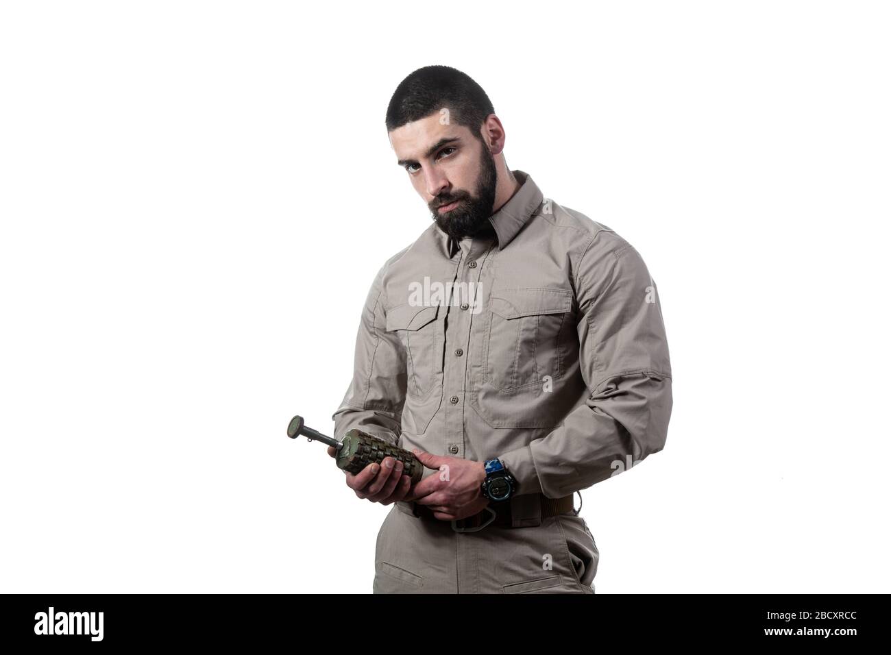 Man get a detonator for bomb hi-res stock photography and images - Alamy
