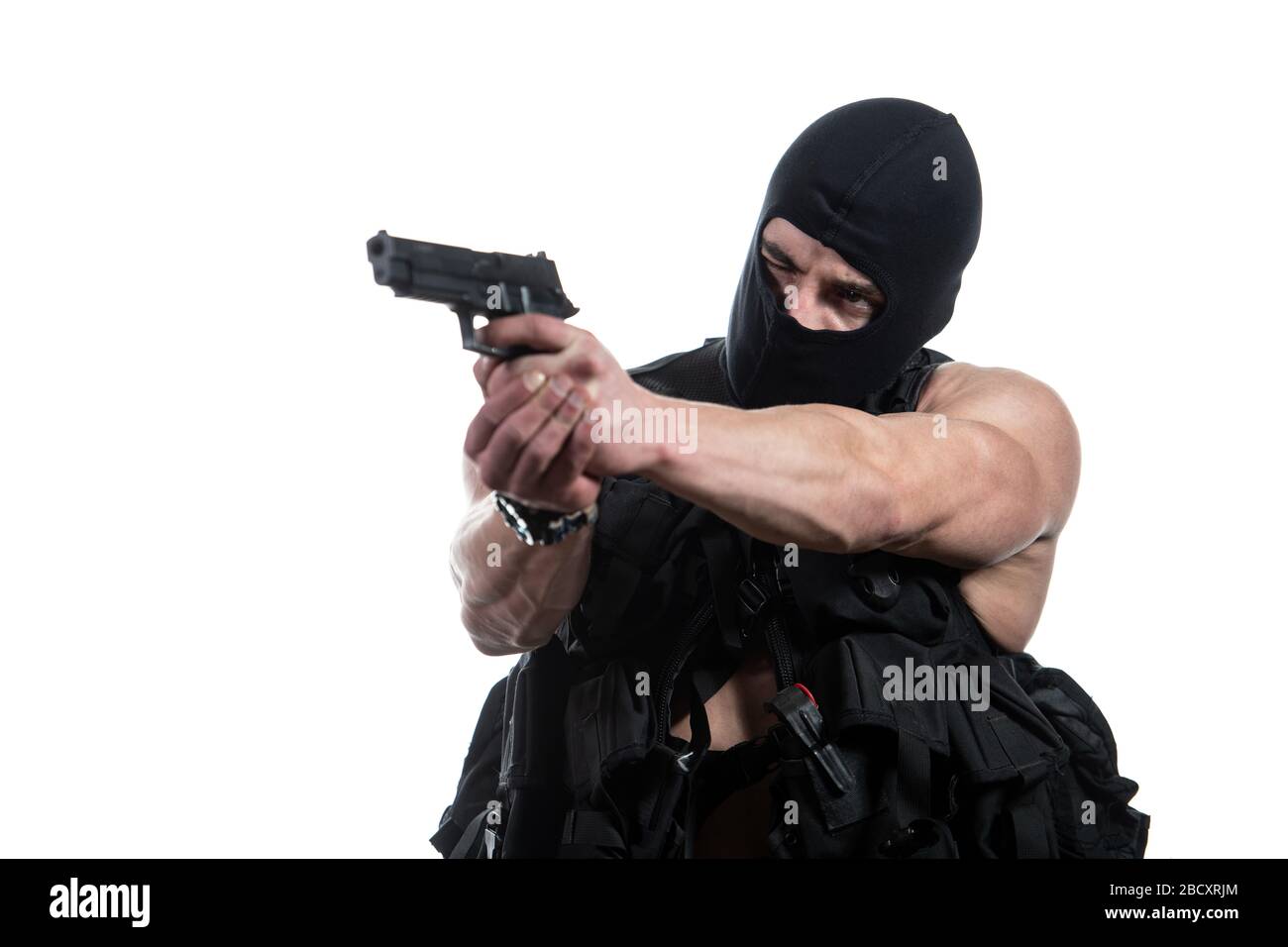 Marine Corps Special Operations Modern Warfare Soldier With Mask Fire ...